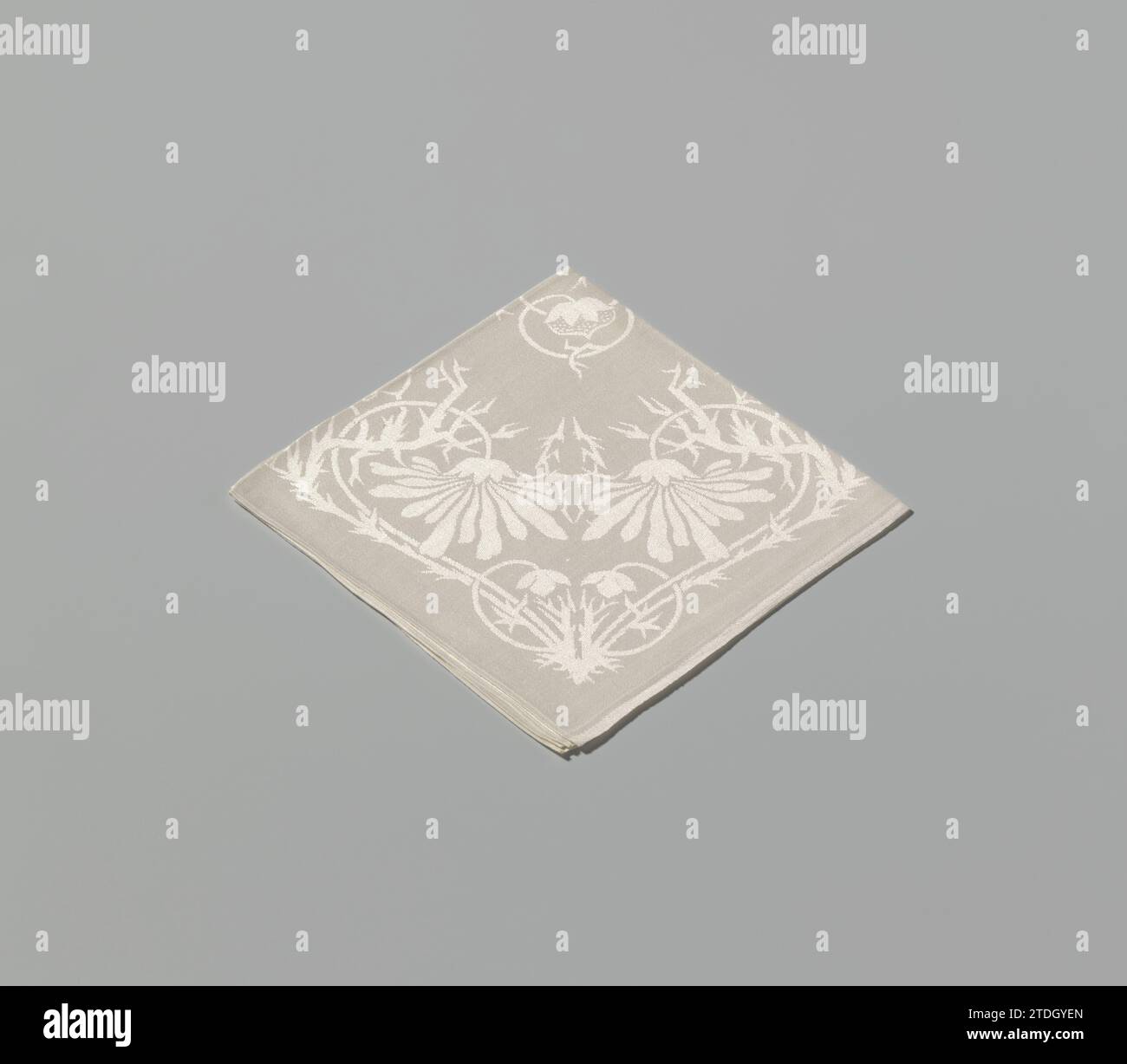 Finger cloth of Linnamast with Dessin Marguerite, Cornelis van der ...