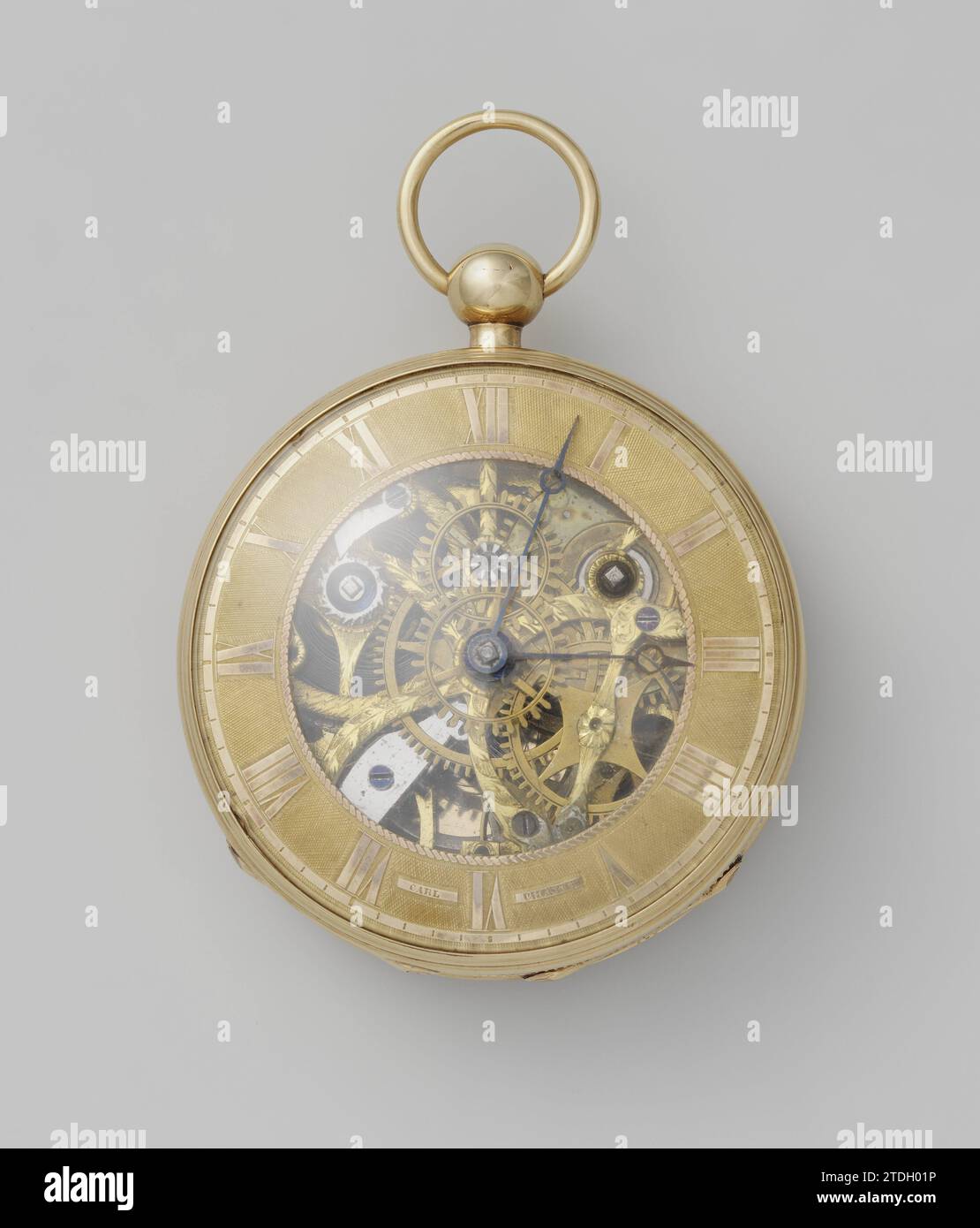 Watch with a Skeleton Dial, Carl Chasté, before 1815 Golden men's watch ...