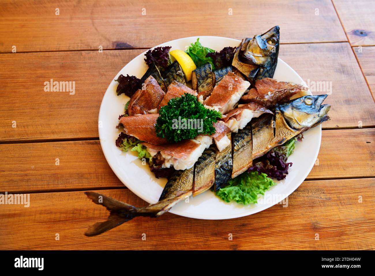 Smoked fish, Nida, Lithuania Stock Photo - Alamy
