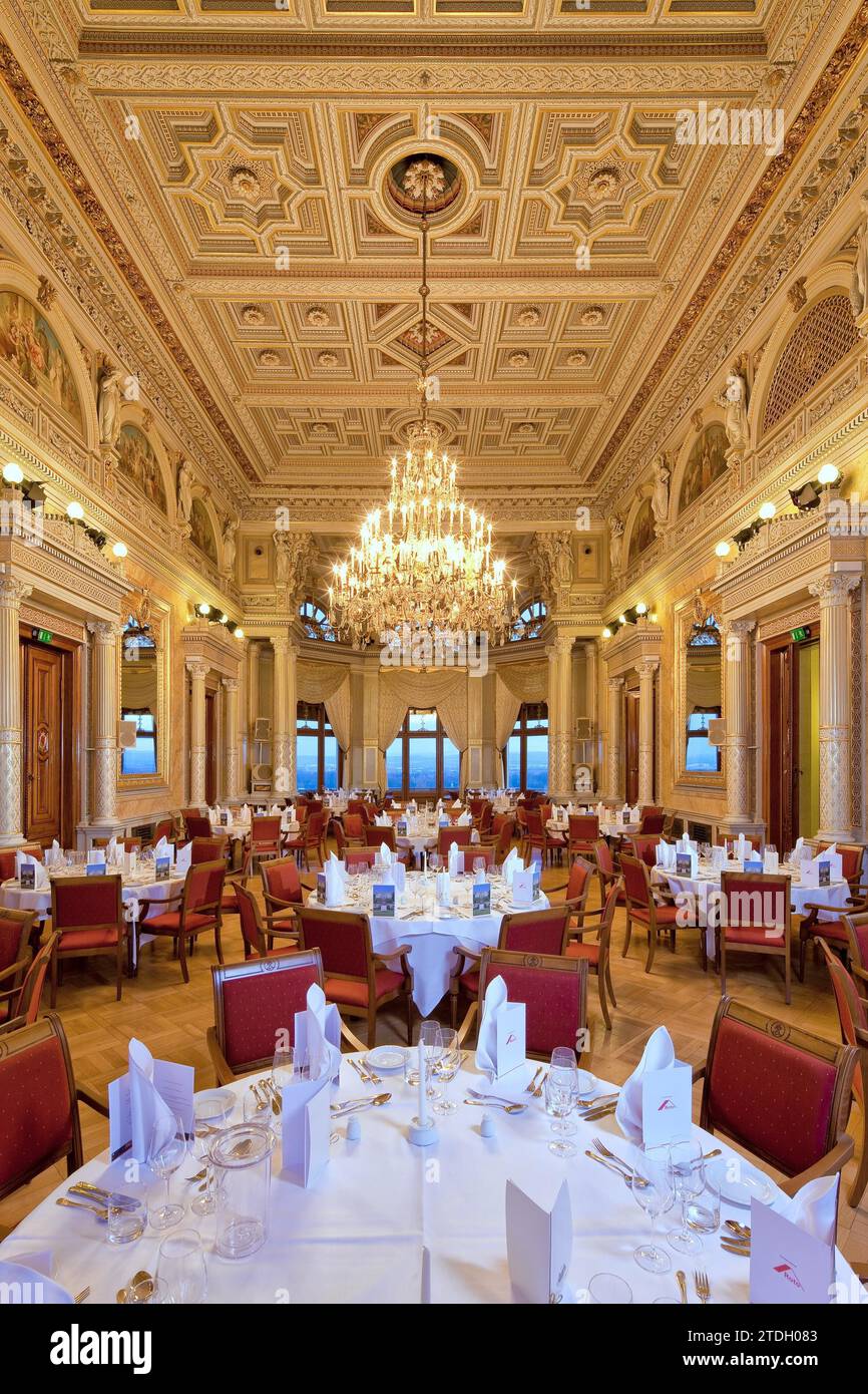 Albrechtsberg Palace, Crown Hall Stock Photo - Alamy