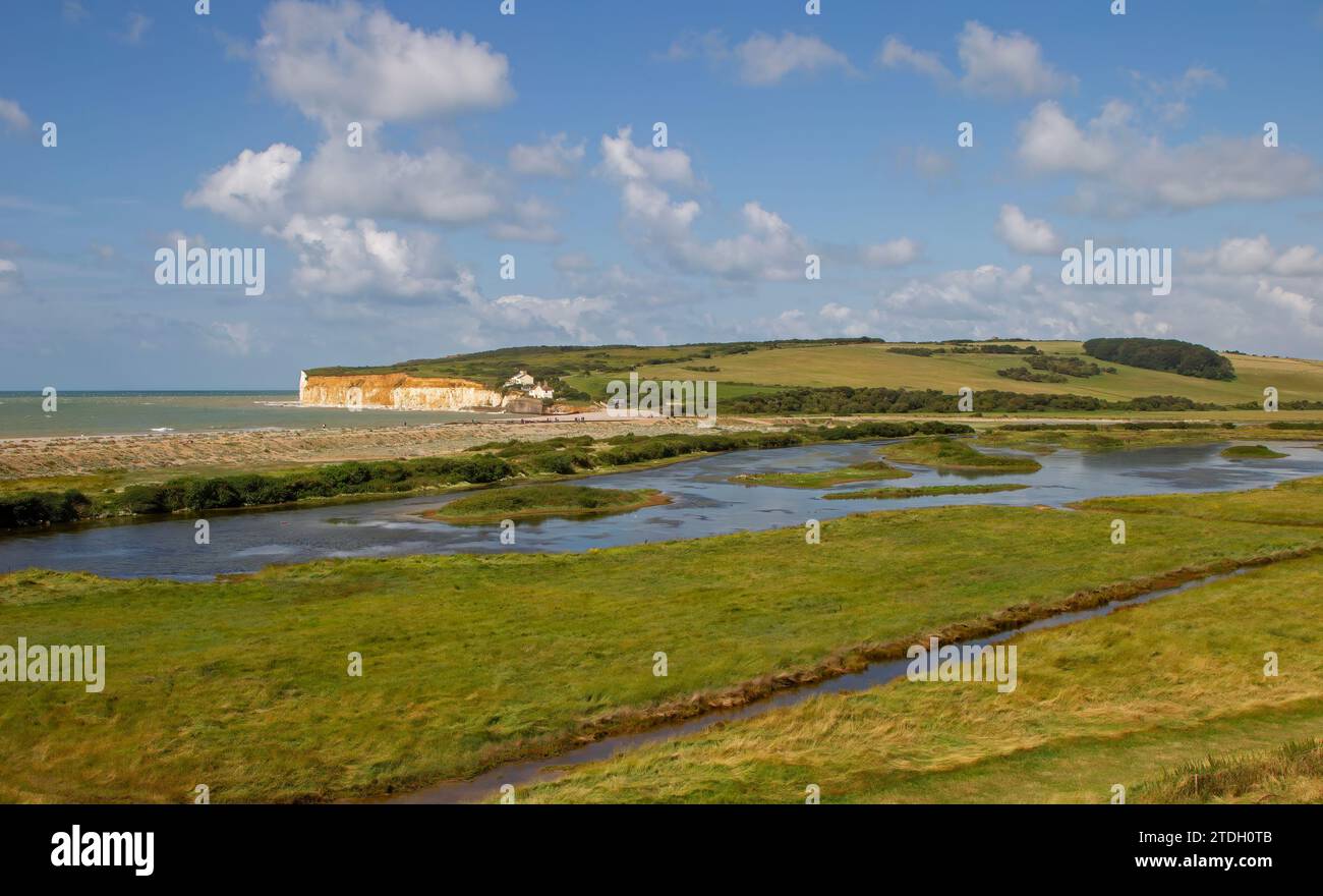 Cuckmere Estuary - South Downs National Park Stock Photo - Alamy