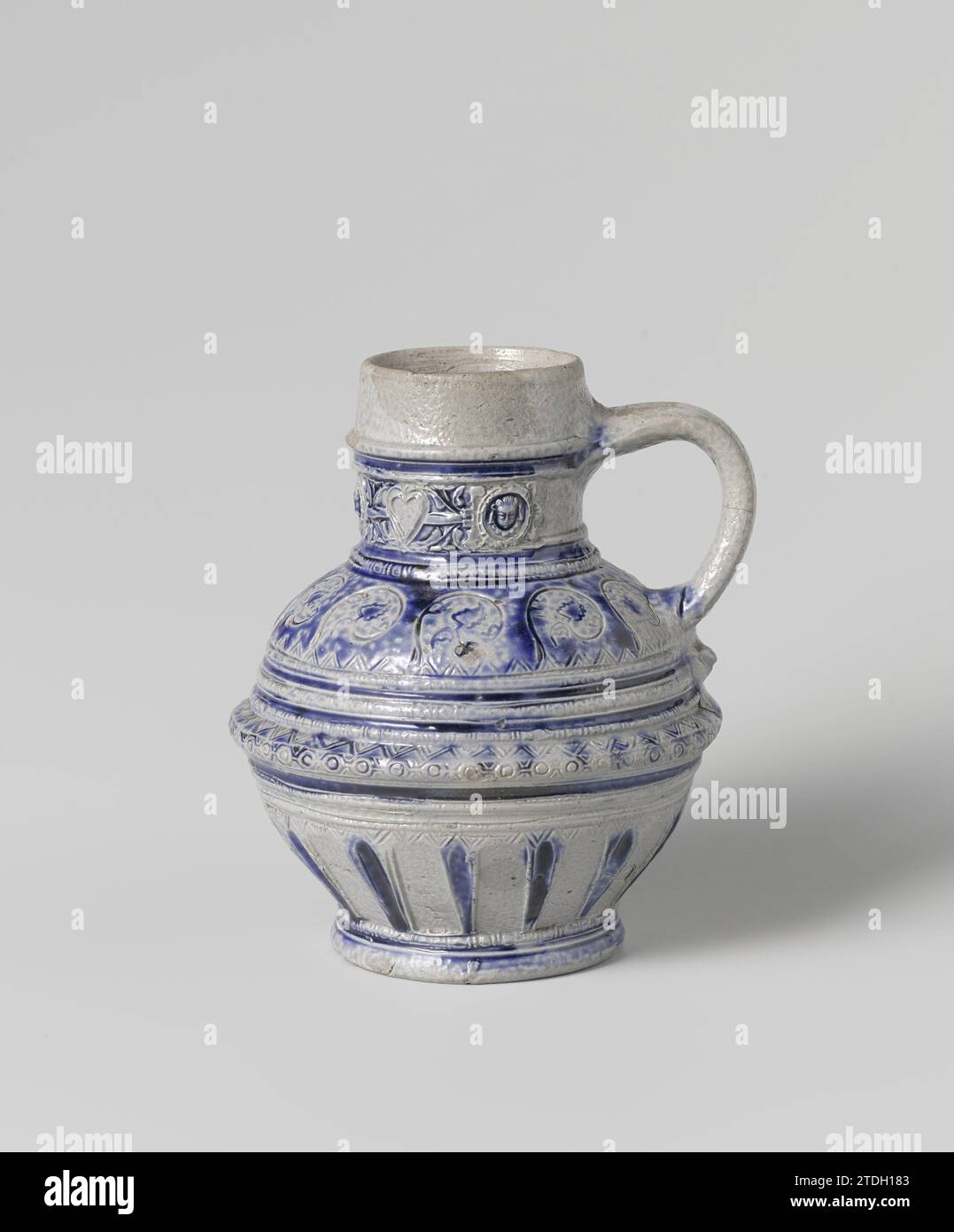 Jug with floral scrolls and masks, anonymous, c. 1590 - c. 1620 Jug of ...