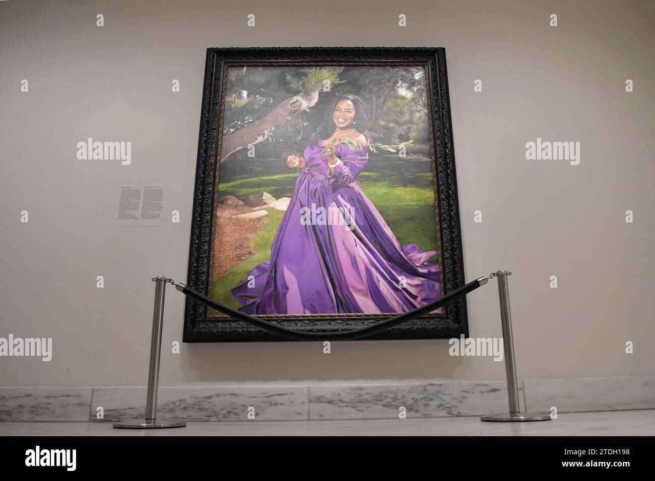 Washington, USA. 18th Dec, 2023. Oprah Winfrey's portrait painted by ...