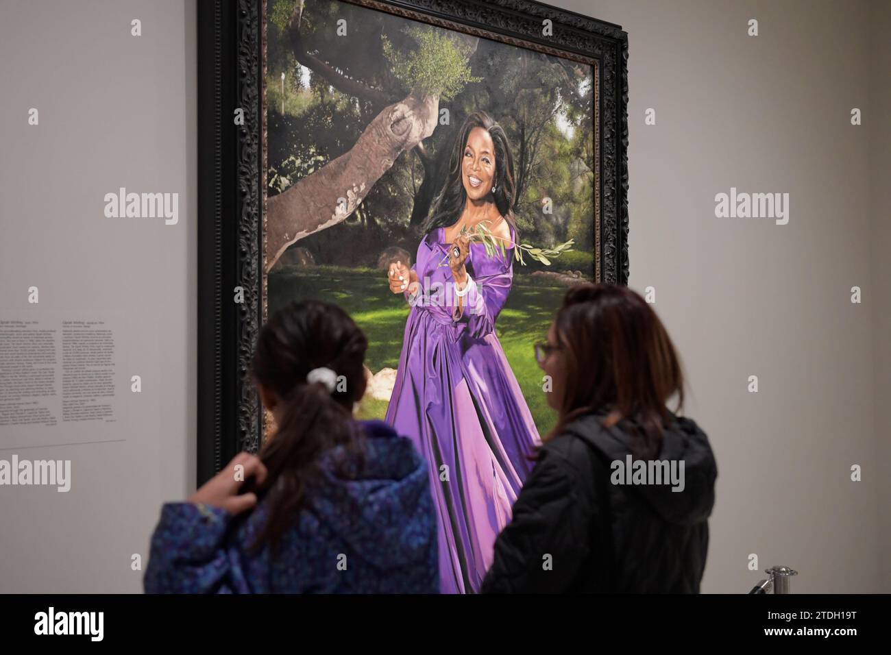 Washington, USA. 18th Dec, 2023. Oprah Winfrey's portrait painted by ...