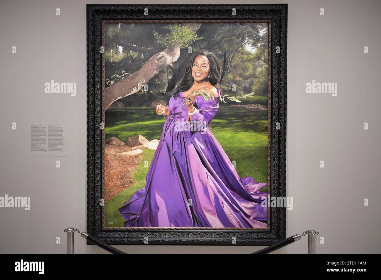 Washington, USA. 18th Dec, 2023. Oprah Winfrey's portrait painted by ...