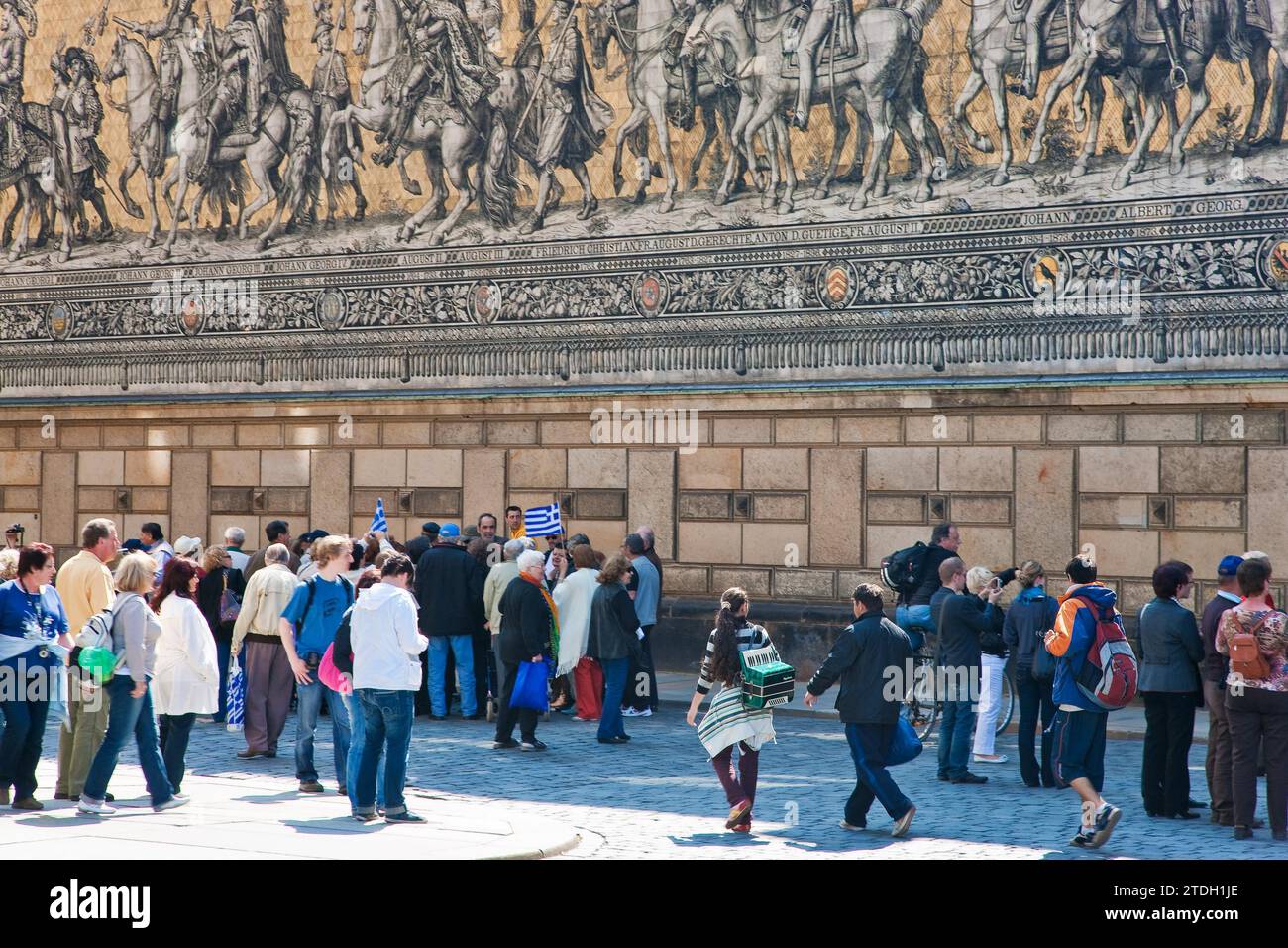 Procession of princes with tourists, the Procession of Princes in ...