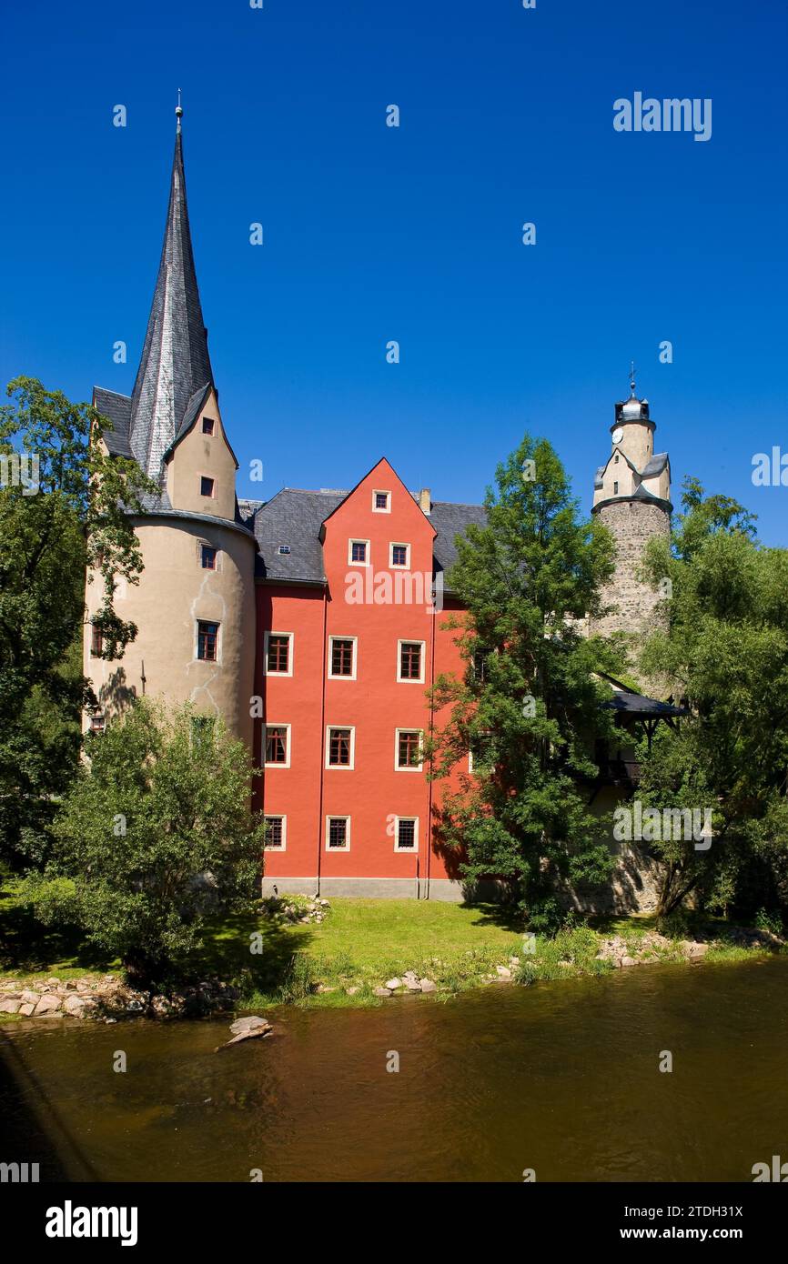 Hartenstein Castle Stone Stock Photo - Alamy