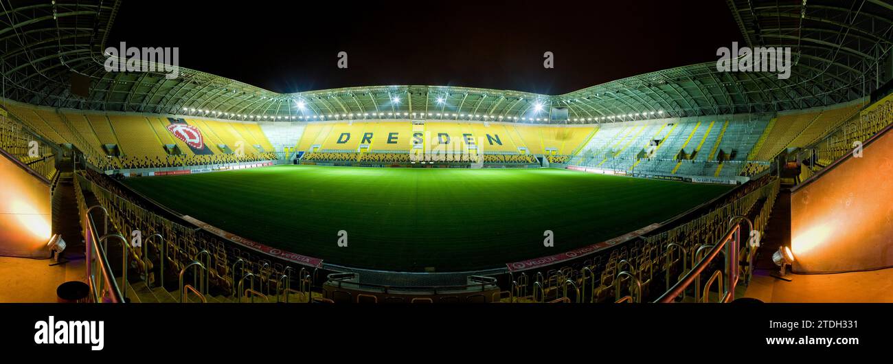 The Rudolf Harbig Stadium is the venue of the Dynamo Dresden football ...
