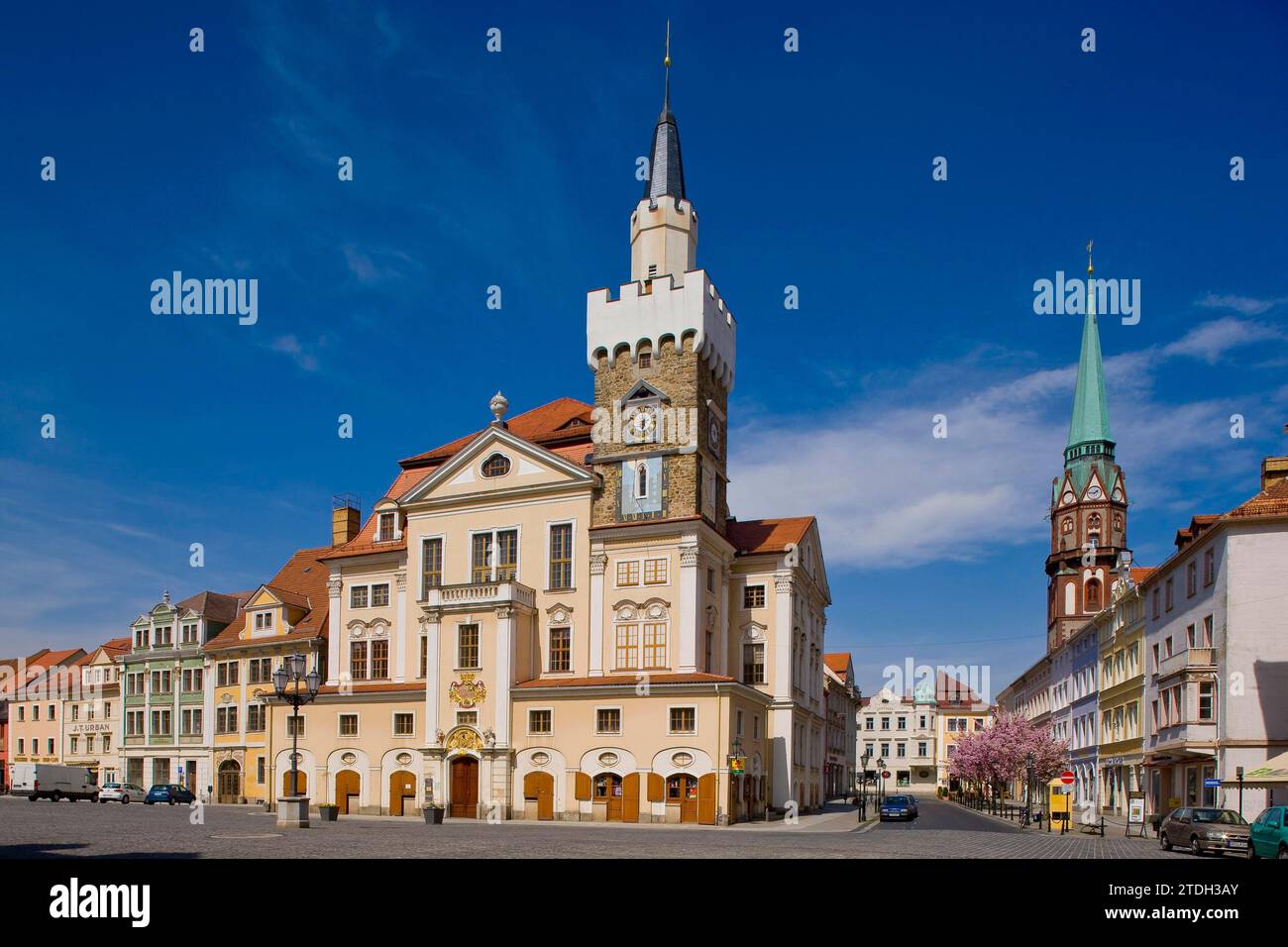 Loebau town hall Stock Photo - Alamy