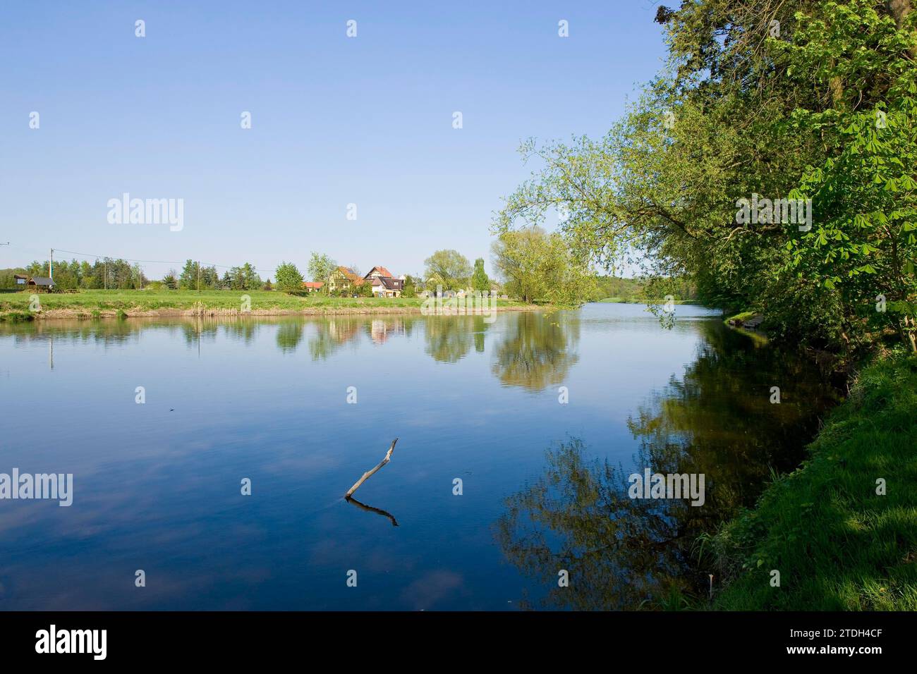 Freiberger Mulde in Podelwitz Stock Photo - Alamy