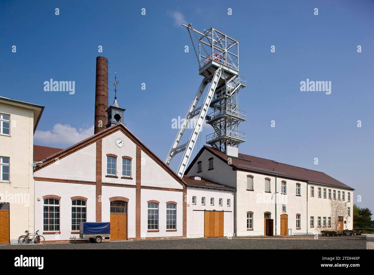 Reiche colliery shaft Stock Photo - Alamy