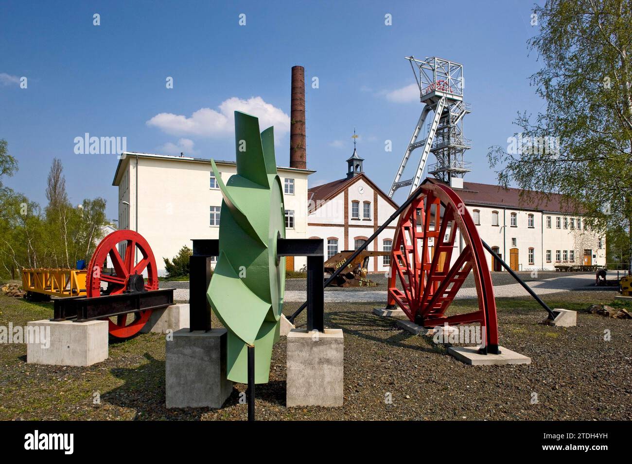 Reiche colliery shaft Stock Photo - Alamy