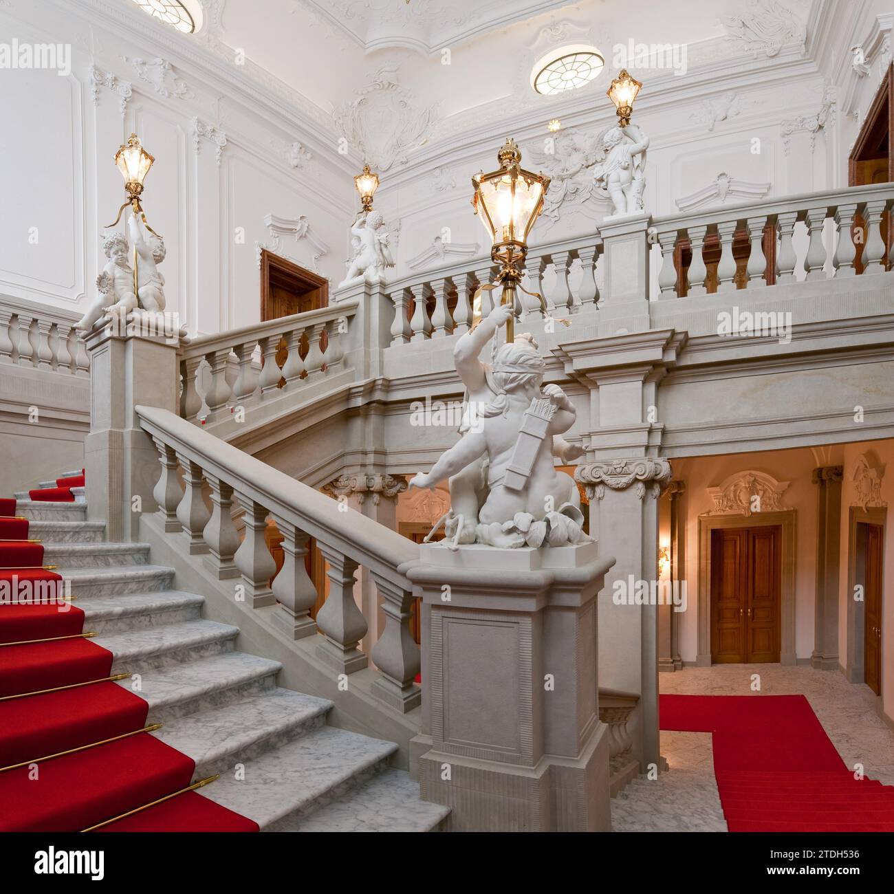 Dresden Residential Palace, English Steps Stock Photo - Alamy