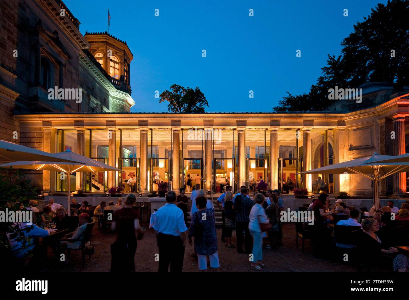 2nd Dresden Castle Night Stock Photo - Alamy