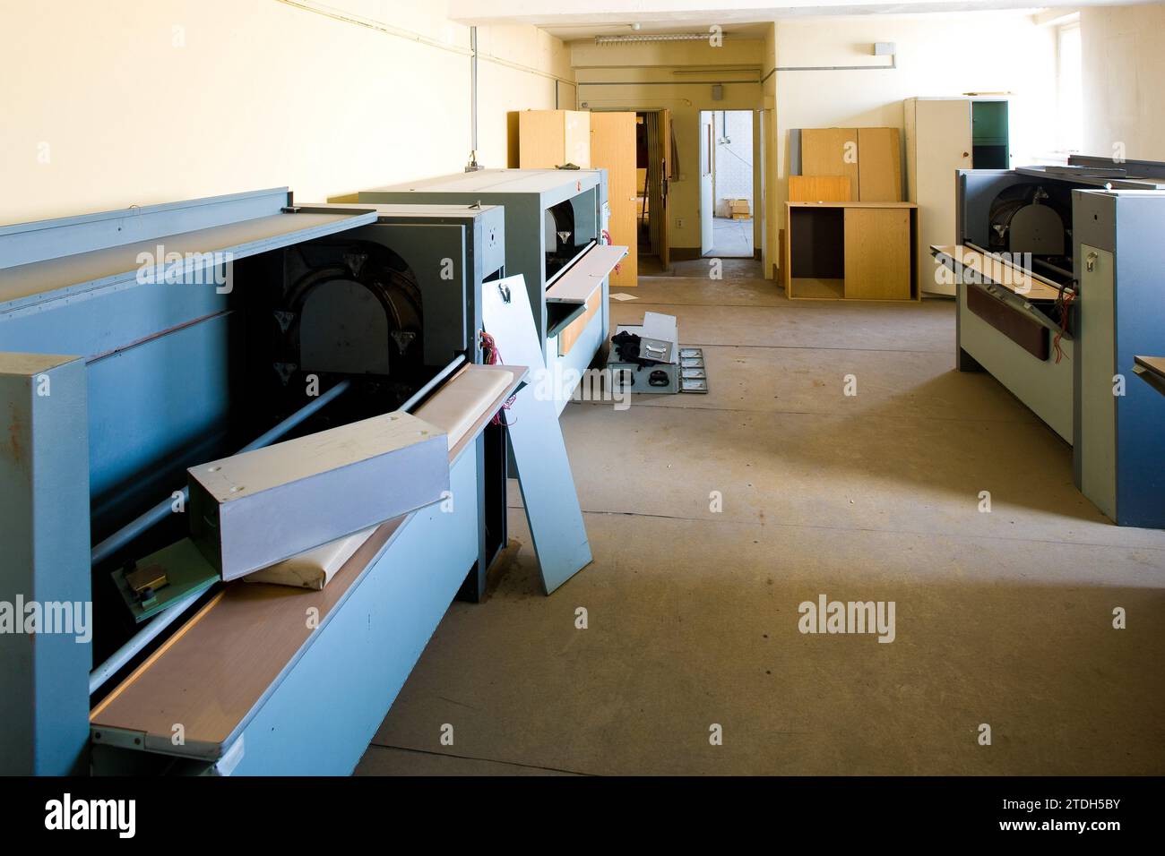 Dresden Stasi memorial, interrogation rooms, archive, photo lab Stock ...