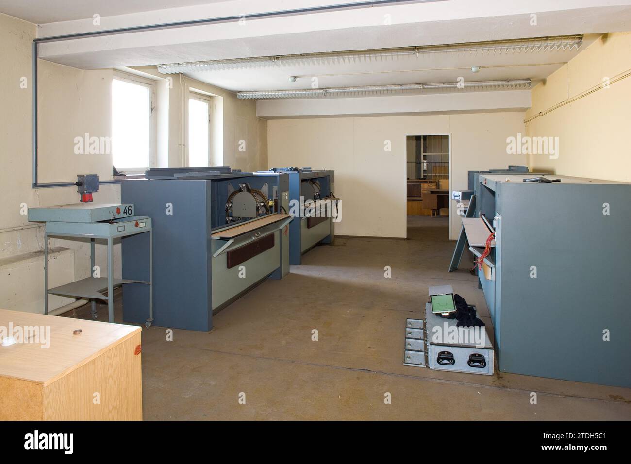 Dresden Stasi memorial, interrogation rooms, archive, photo lab Stock ...