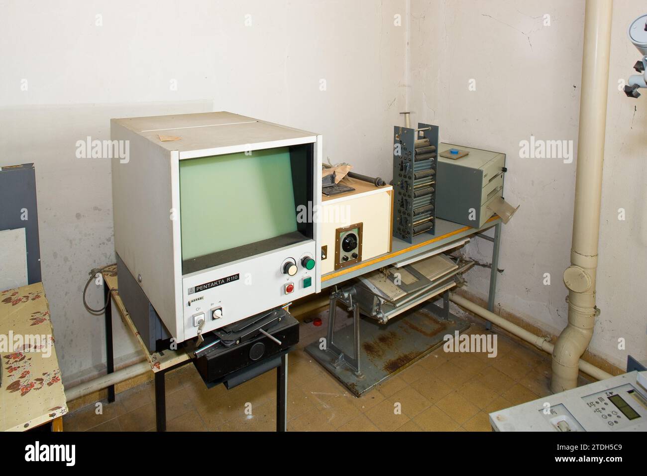 Dresden Stasi memorial, interrogation rooms, archive, photo lab Stock ...