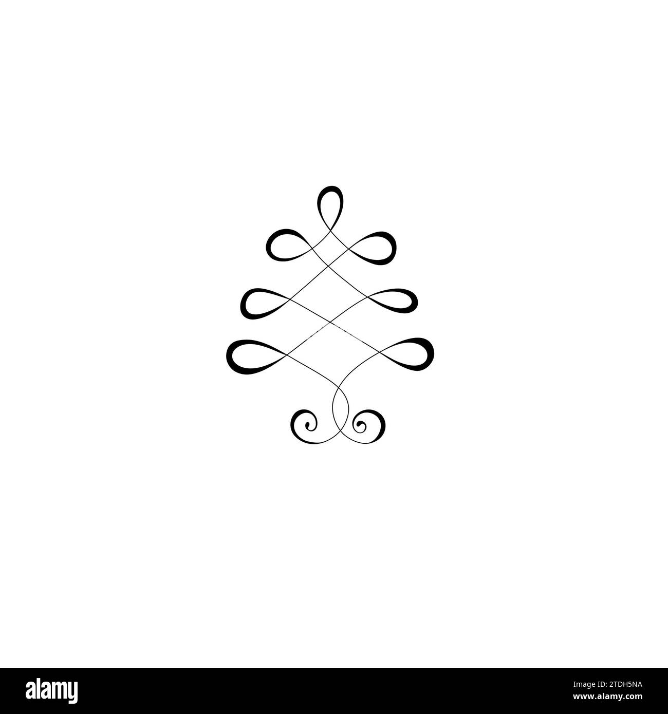 Christmas pine fir tree line art. Continuous one line drawing. Freehand ... Christmas pine fir tree line art. Continuous one line drawing. Freehand ...