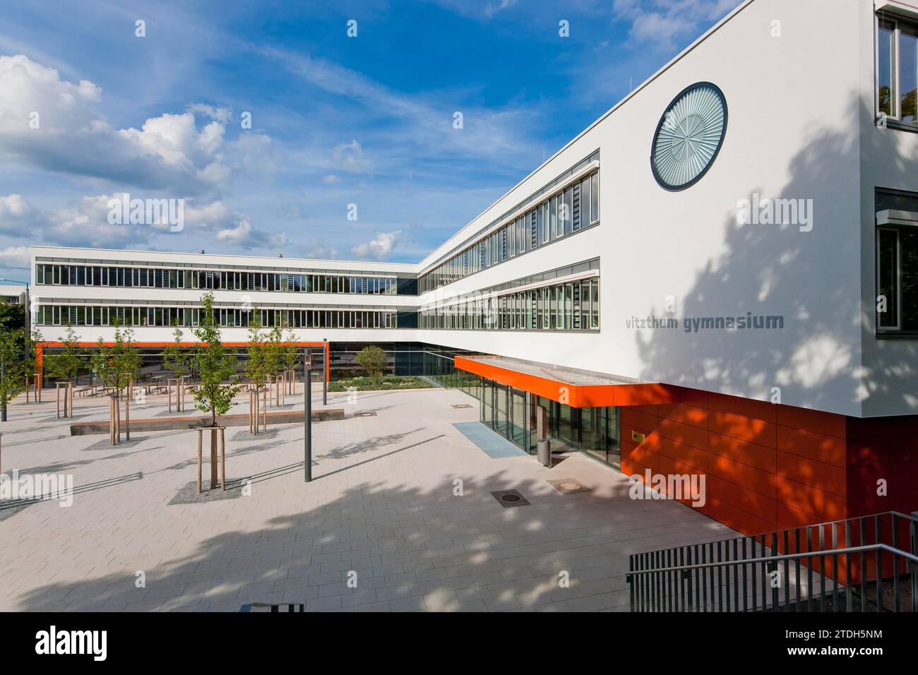 The new Vitzthum-Gymnasium Dresden Stock Photo - Alamy
