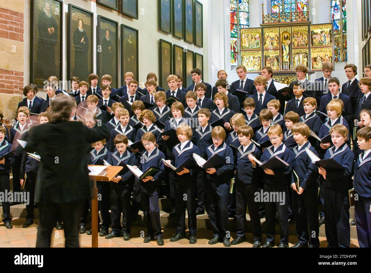 St Thomas Choir Stock Photo - Alamy