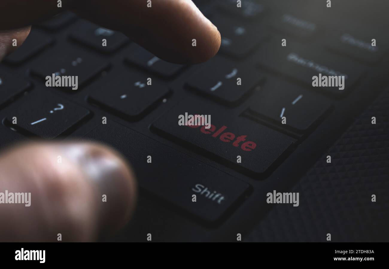 Delete button on keyboard Stock Photo - Alamy Delete button on keyboard Stock Photo - Alamy