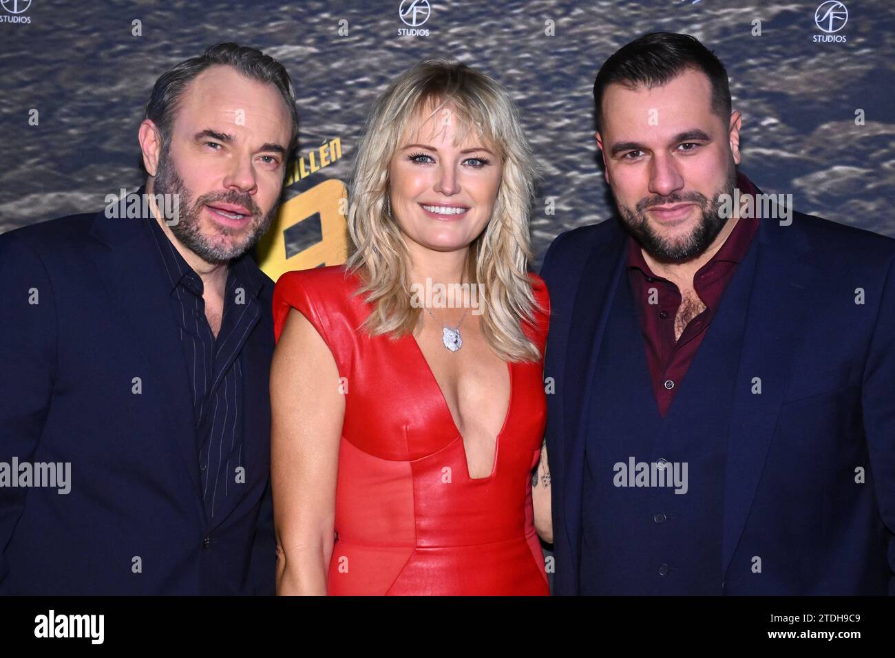 David Hellenius, Malin Åkerman and Edward af Sillén arrive at the gala ...