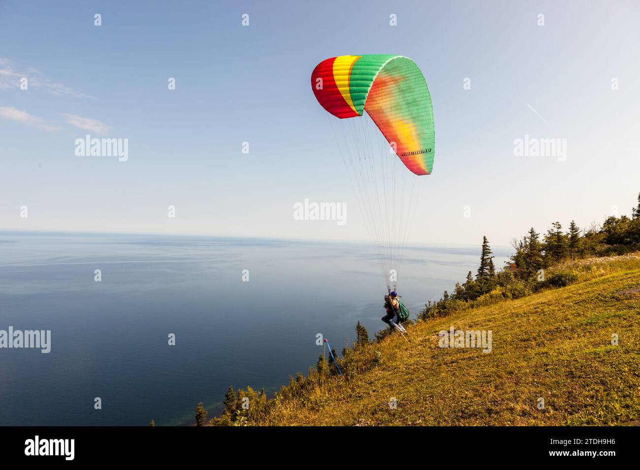 A trainer and his passenger set off from Mont-St-Pierre for a ...