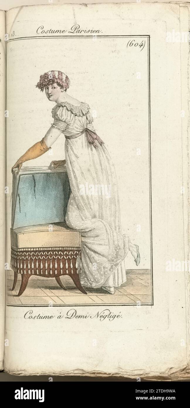 Journal of ladies and fashions, Parisian costume, 1805, year 13 (604 ...