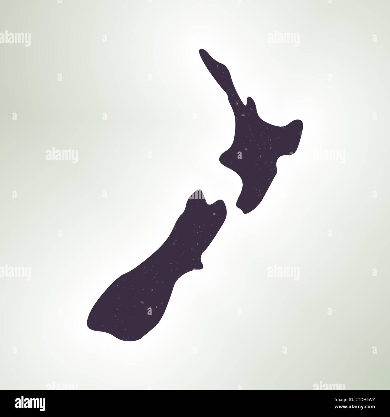 New Zealand shape on gradient background. Country map with scratch ...