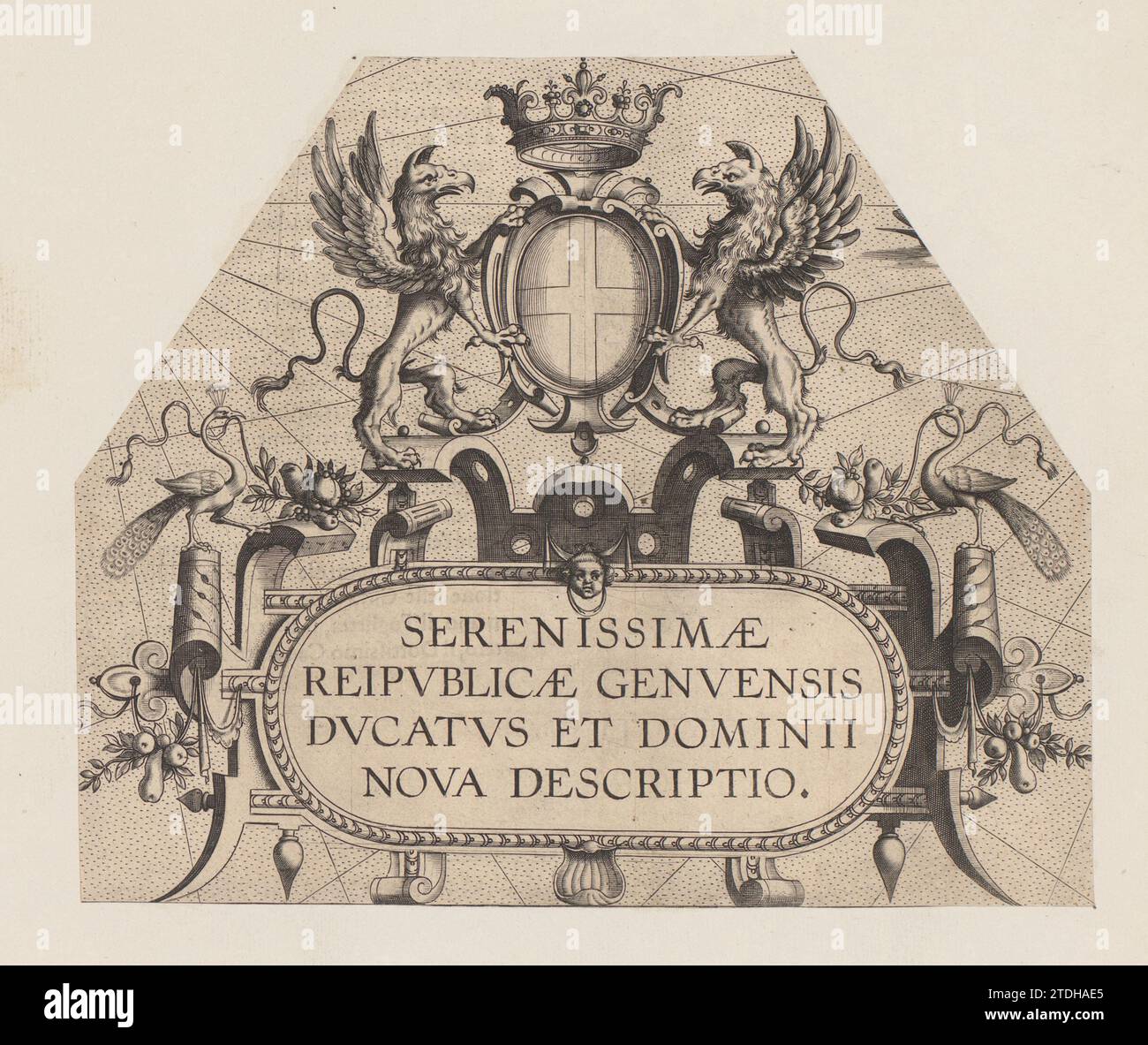 Map of genoa 1608 hi-res stock photography and images - Alamy