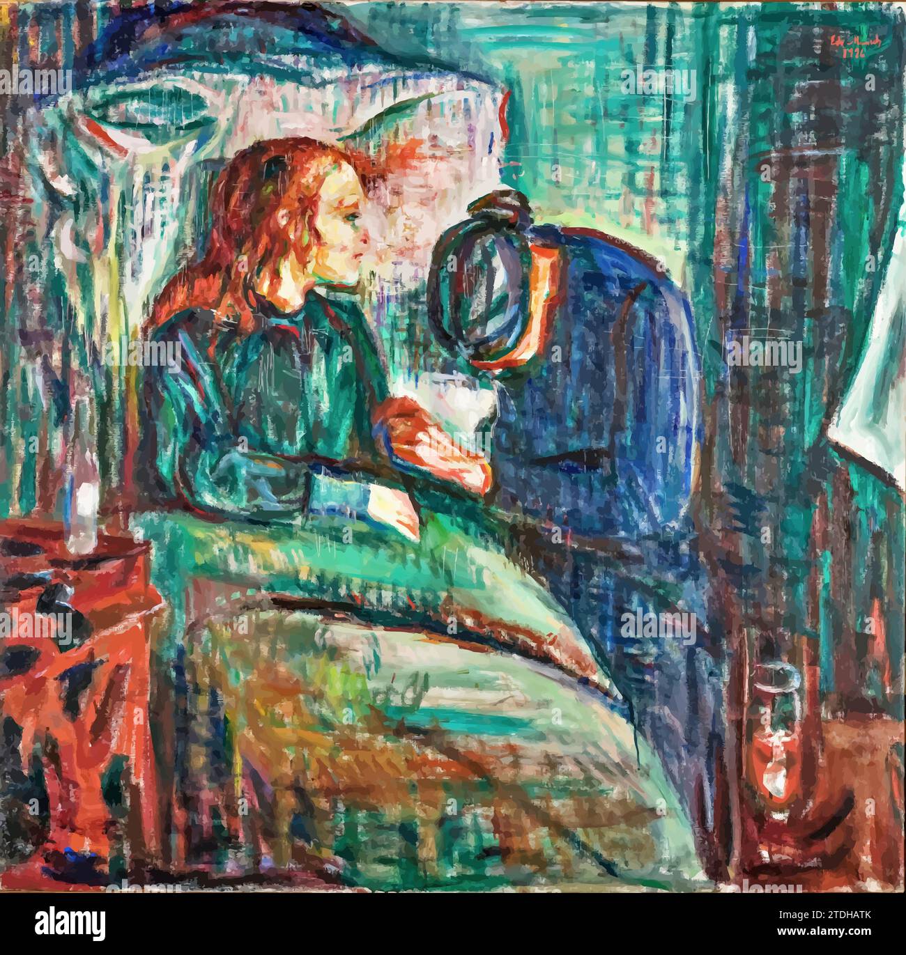 Munch the sick child Stock Vector Images - Alamy