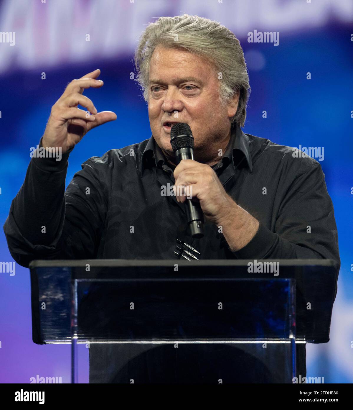 Phoenix, Arizona, USA. 17th Dec, 2023. STEVE BANNON speaks on Day Two ...