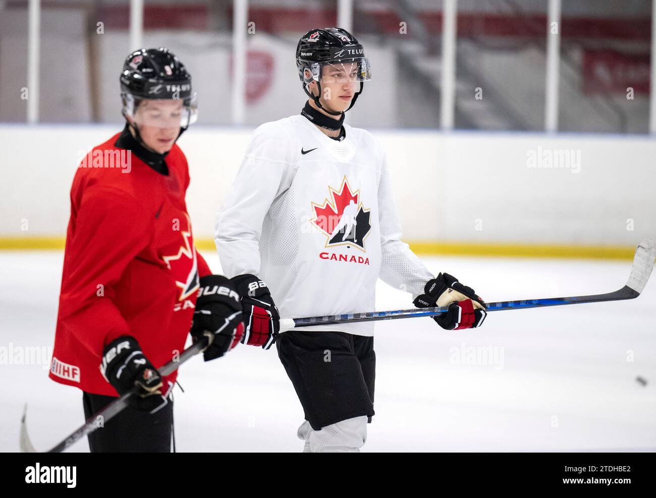Carson Rehkopf (20) when Canada's team trains in Limhamns Ice Hall in ...