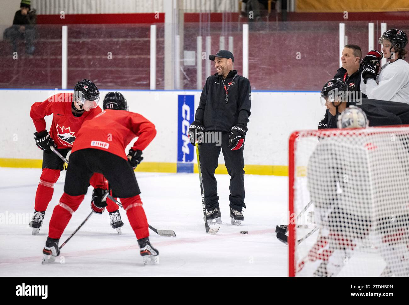 Alan Letang, the national team captain, when Canada's team trains in ...