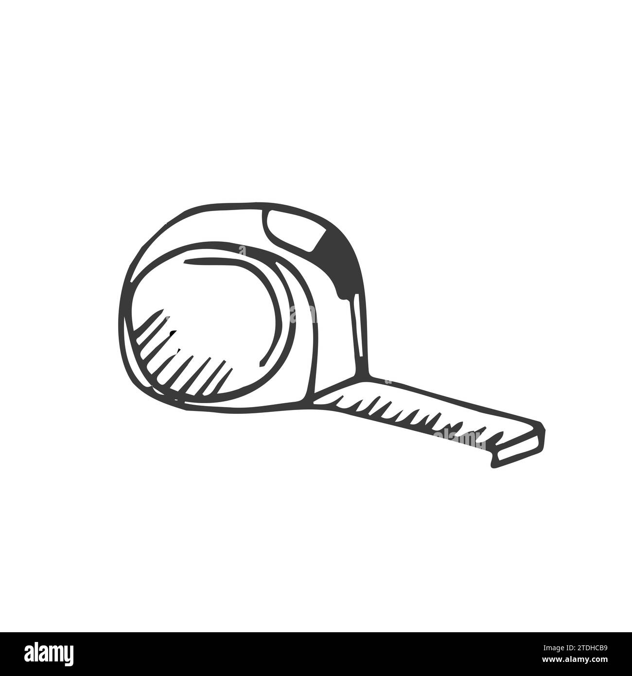 Tape Measure Roll line icon, outline vector sign, linear style ...