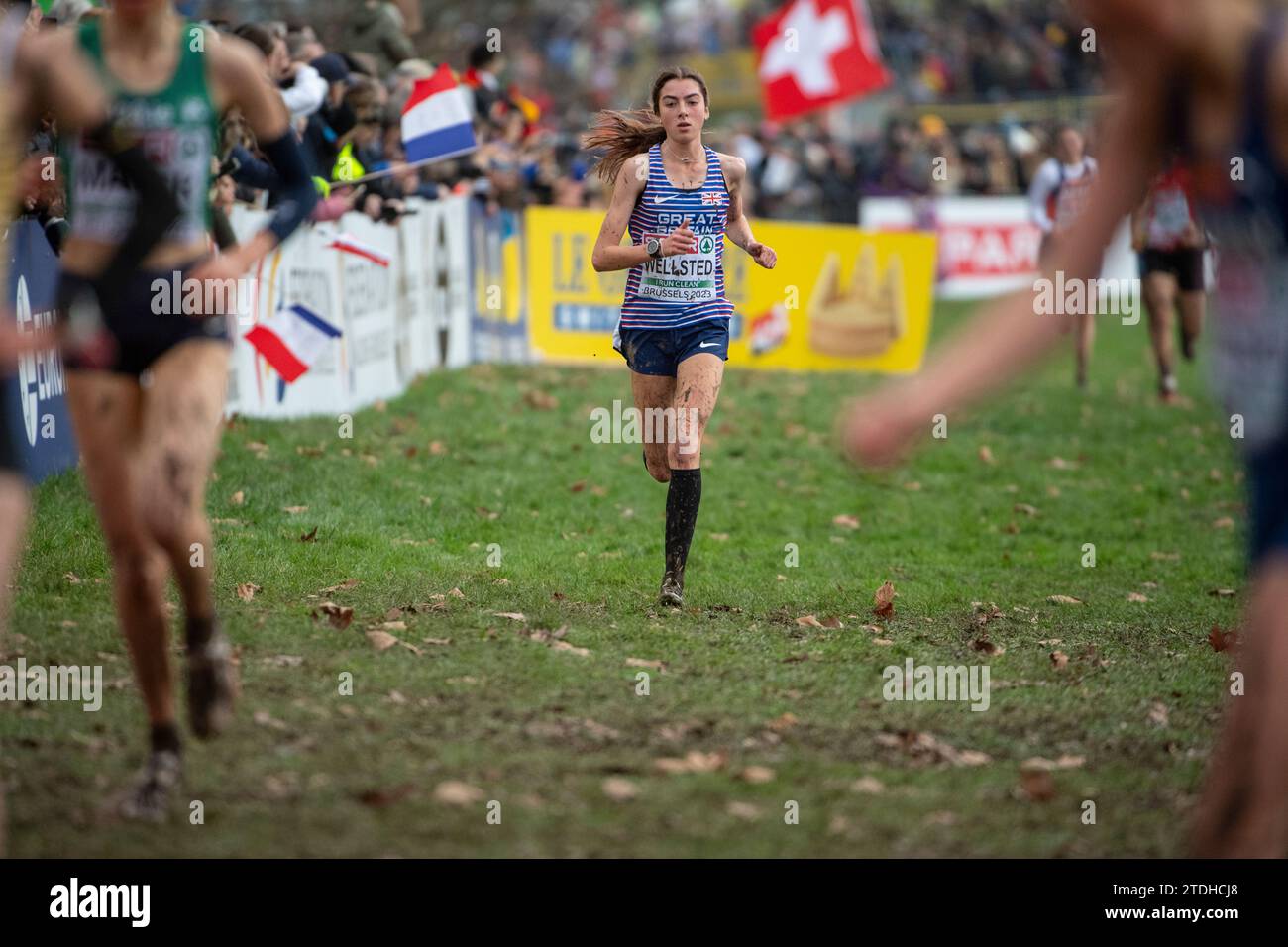 Lizzie Wellsted of Great Britain & NI competing in the U20 women’s race ...