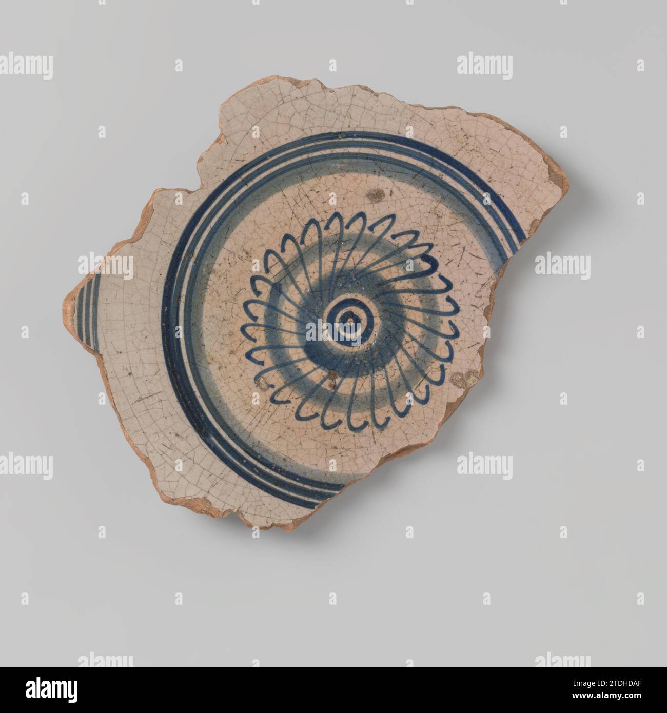 Discount Scherf of earthenware with a flower drawing in a circle, in ...