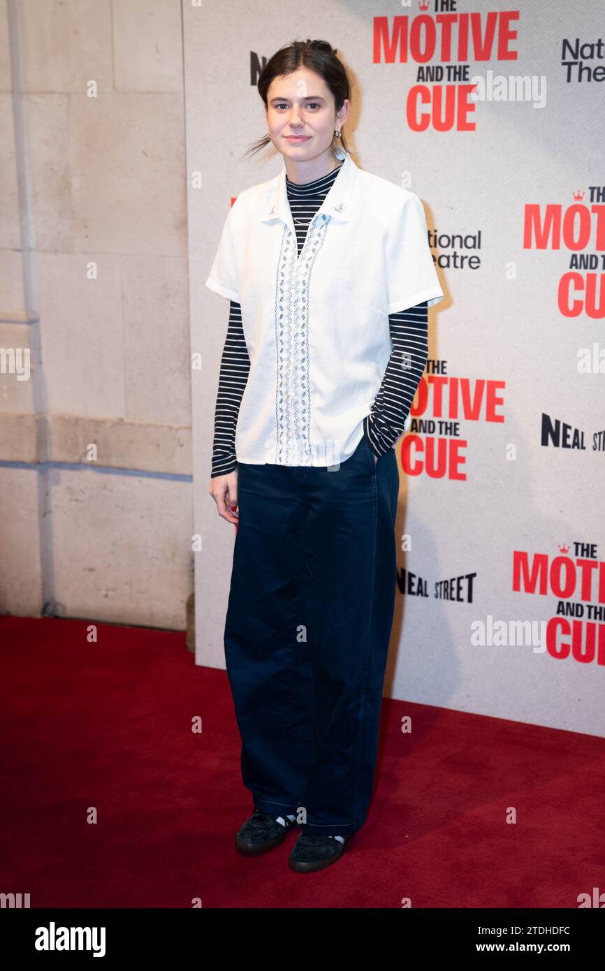 Alison Oliver arrives for the West End opening night of The Motive and ...