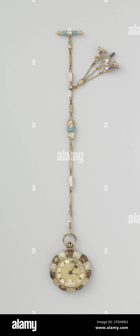 Watch, Charles Oudin, c. 1820 - c. 1840 Gold watch with shaded gold ...