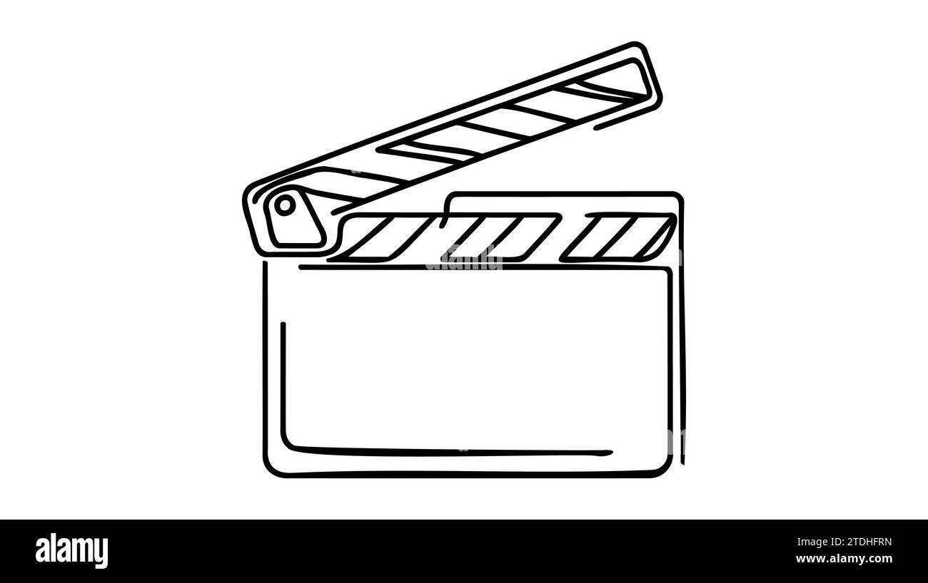 Film design drawing Black and White Stock Photos & Images - Alamy