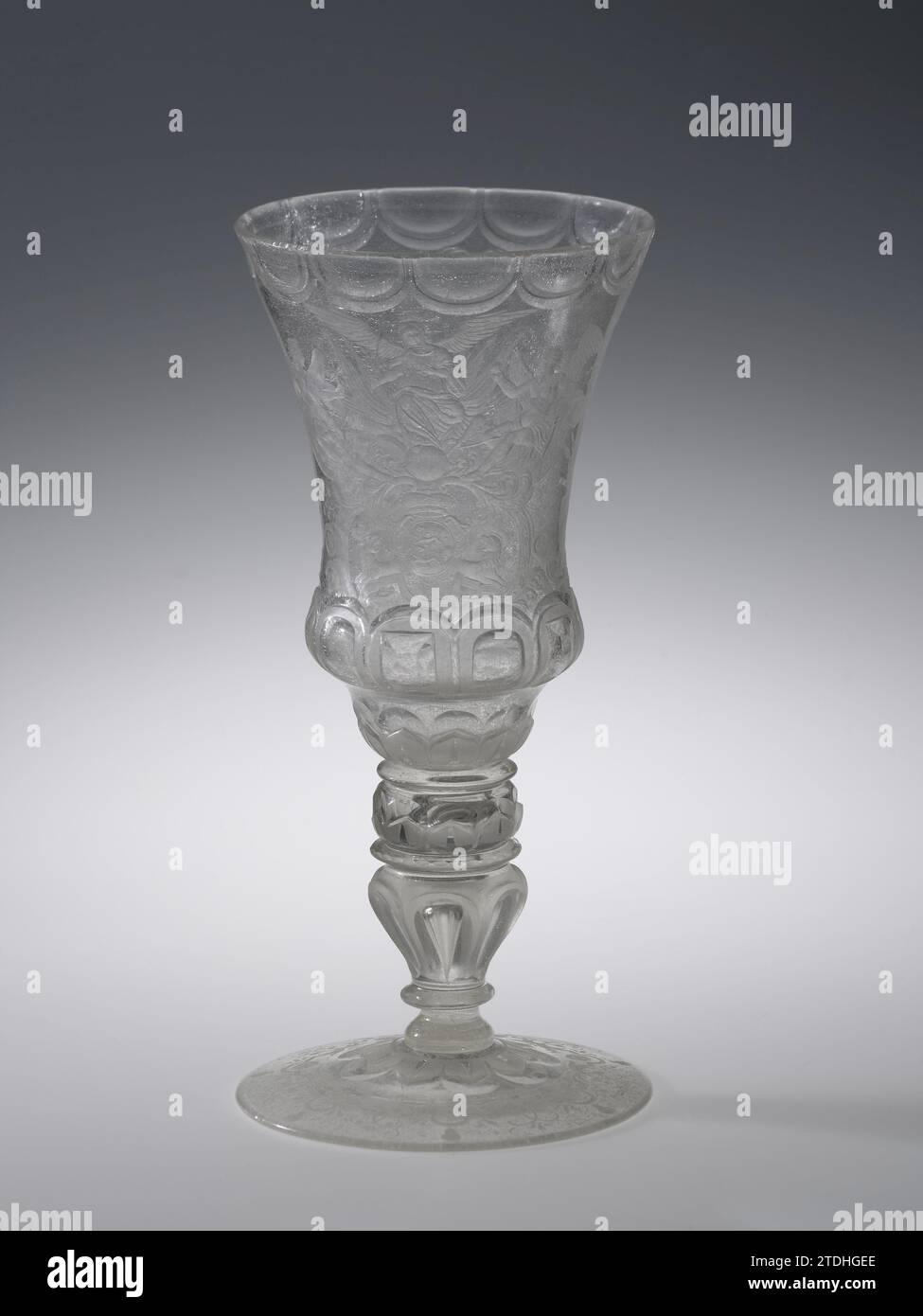 Bokaal with the weapons of Willem IV and Friesland, Anonymous, 1731 Cup ...