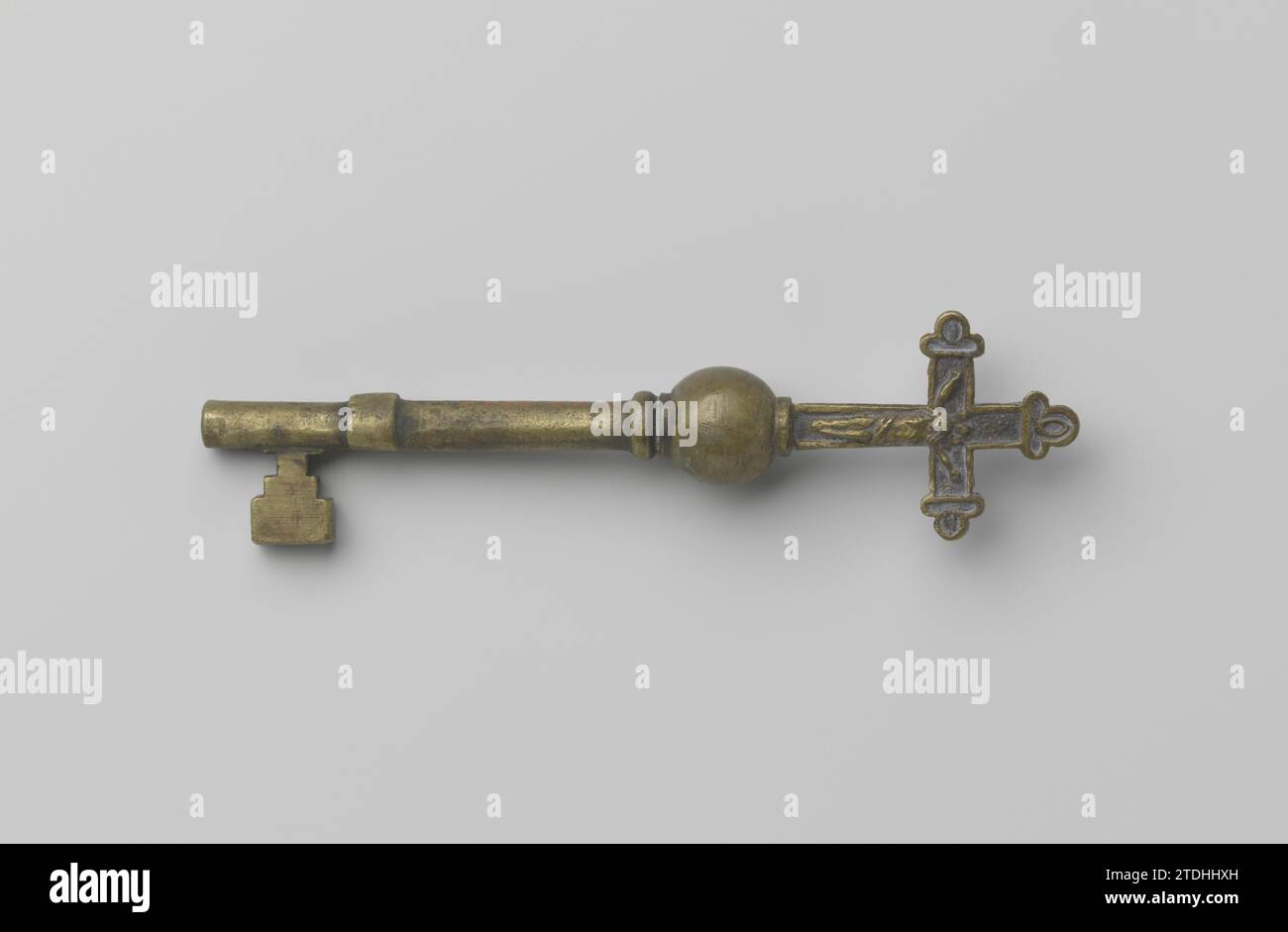 Key, c. 1800 - c. 1900 Key whose handle consists of a double crucifix ...