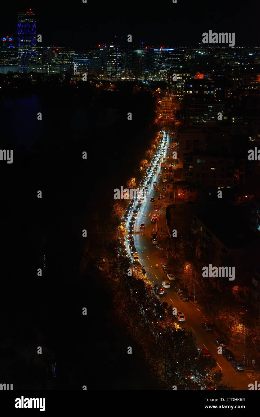 City light pollution office lights hi-res stock photography and images ...