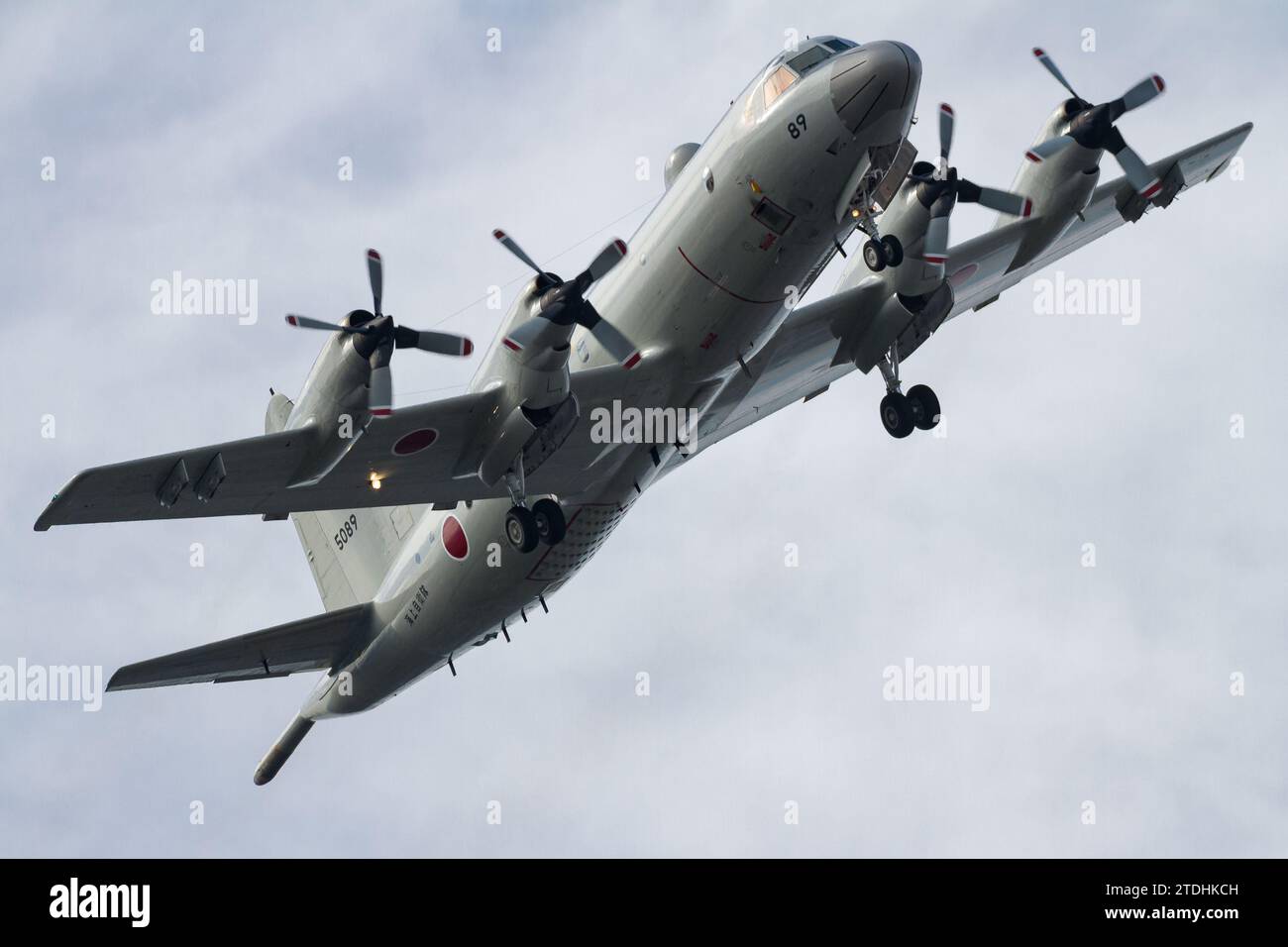 A Lockheed P-3C Orion Maritime reconnaissance aircraft with the ...