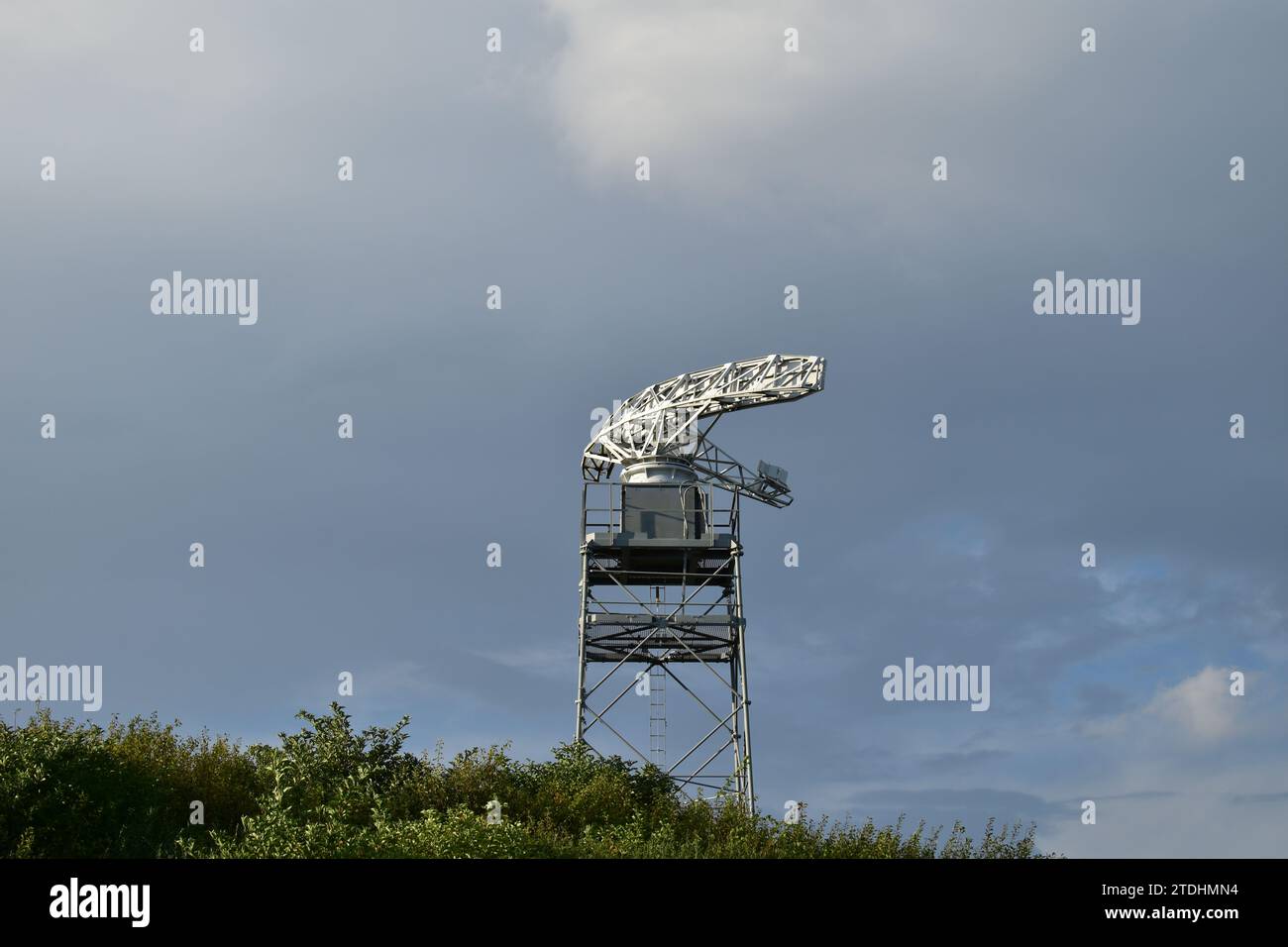 Primary radar structure of the English HM Coastguard on top of the ...