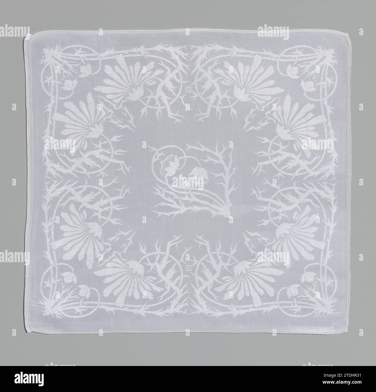 Finger cloth of Linnamast with Dessin Marguerite, Cornelis van der ...