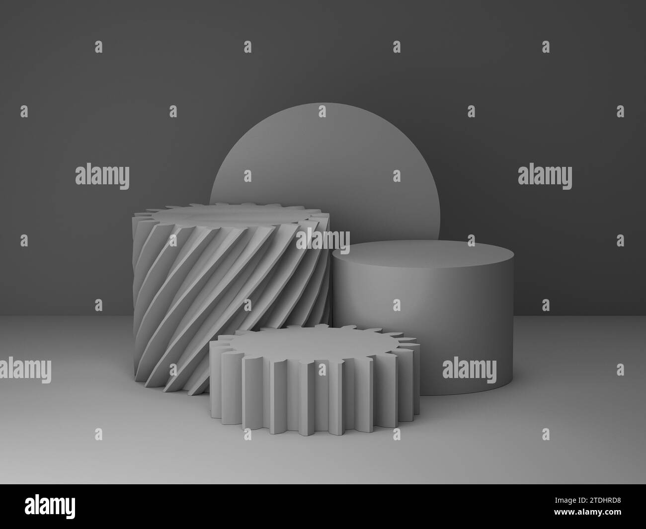 Product podium stage, cylinder shape design element Stock Photo - Alamy