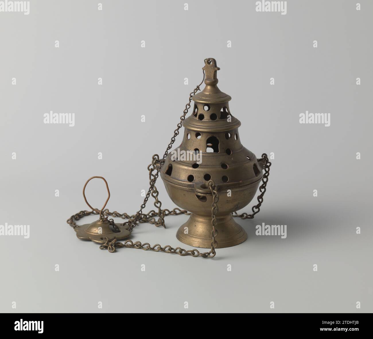 Incense vessel with it rejuvenating around lid, anonymous, c. 1400 - c ...