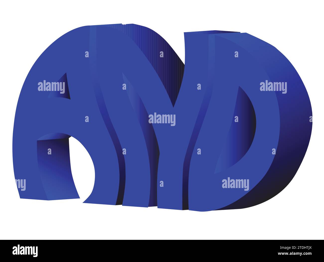 3D Rendering Typography Graffiti Logo Symbol Name Word And Stock Vector ...