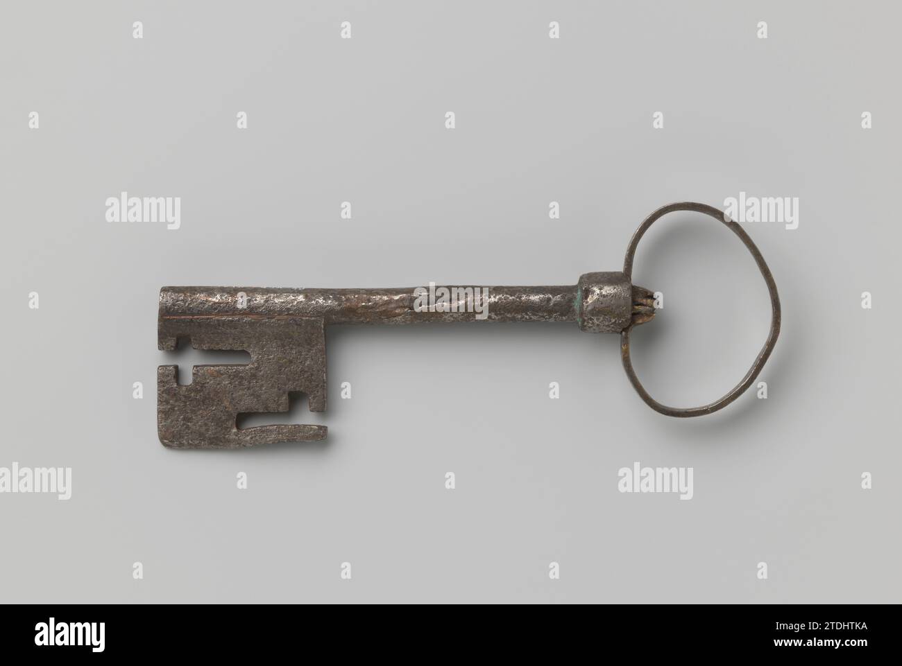 Pipe key, c. 1400 - c. 1500 Pipe key whose oval eye is formed by an ...